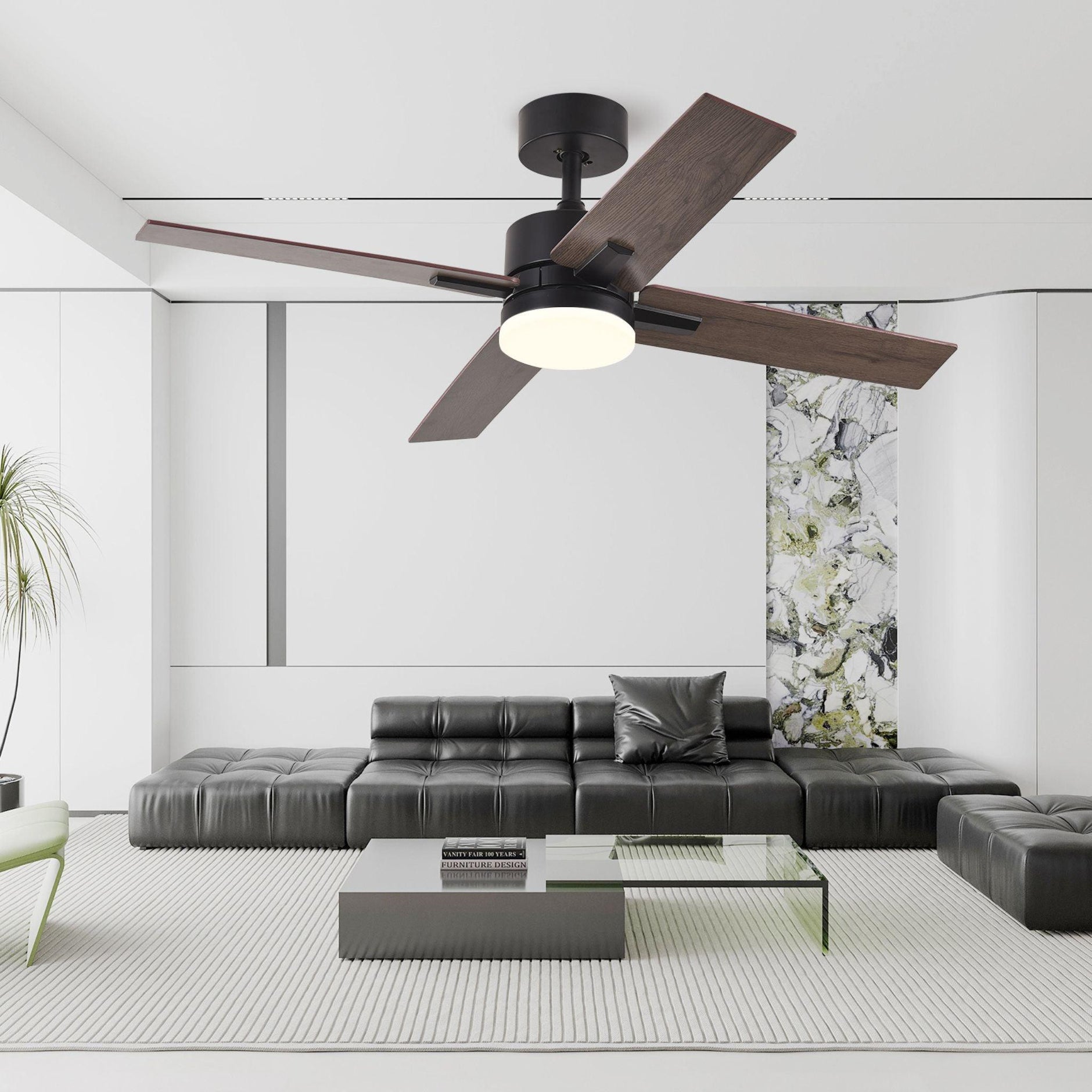 Bright Corners: Stylish Decor, Ceiling Fans & Lamps