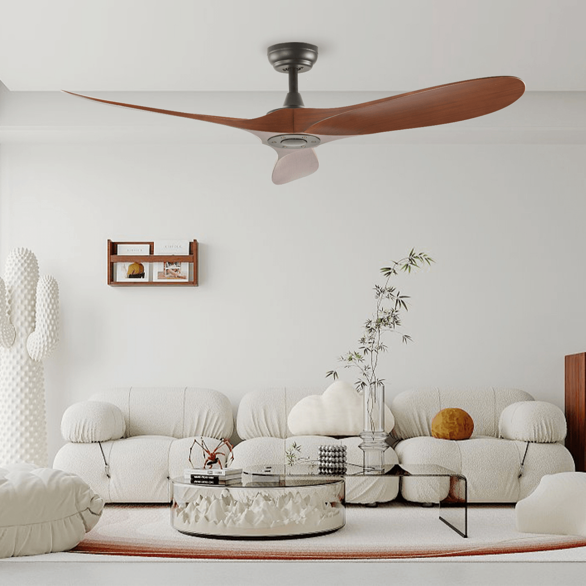 Bright Corners: Stylish Decor, Ceiling Fans & Lamps